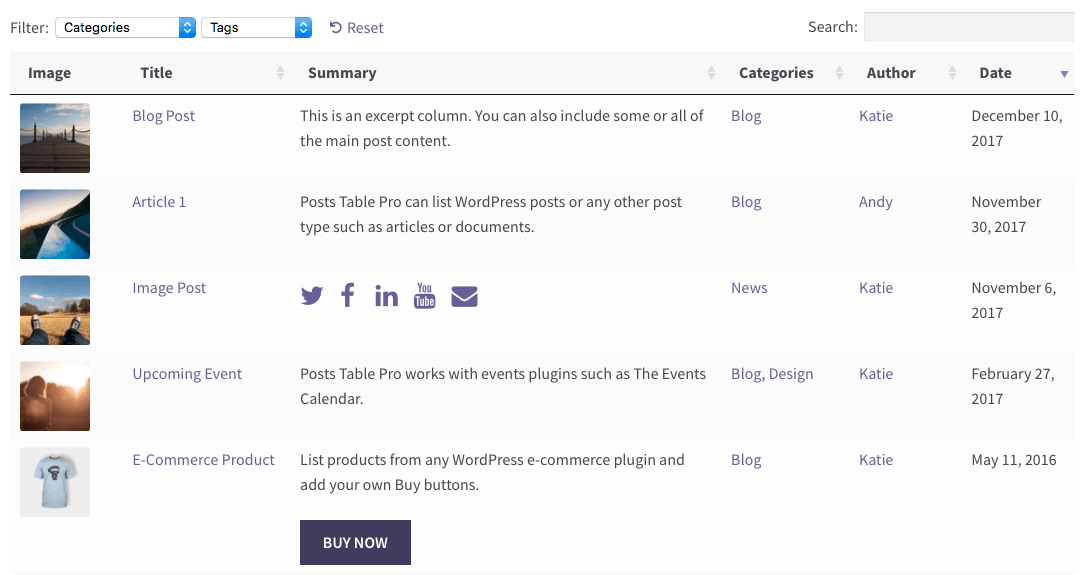 Posts Table Pro - The Most Advanced Dynamic WordPress Table Plugin - Google Maps Widget