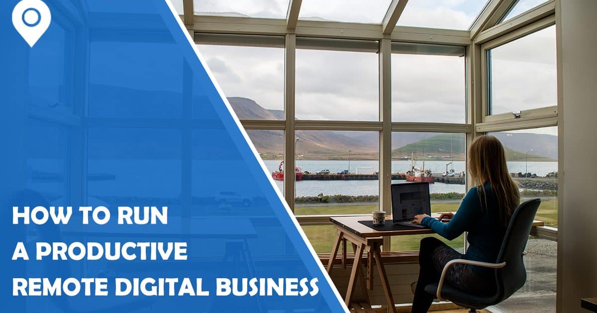 How to Run a Productive Remote Digital Business - Google Maps Widget