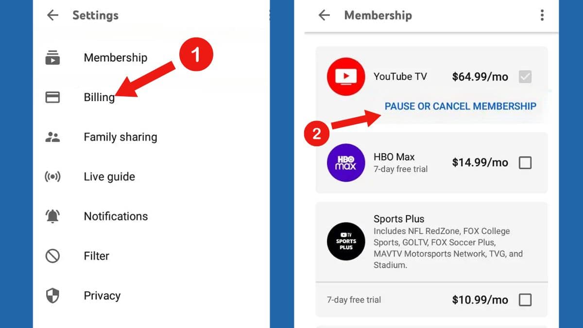 How to Cancel YouTube TV on Android, iPhone, PC, and Smart TV